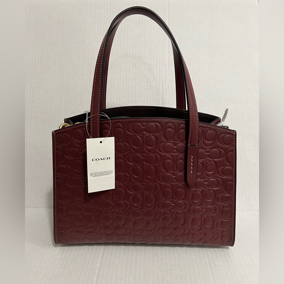 Coach | Bags | Coach Charlie Carryall 28 In Signature Leather Bag Color ...